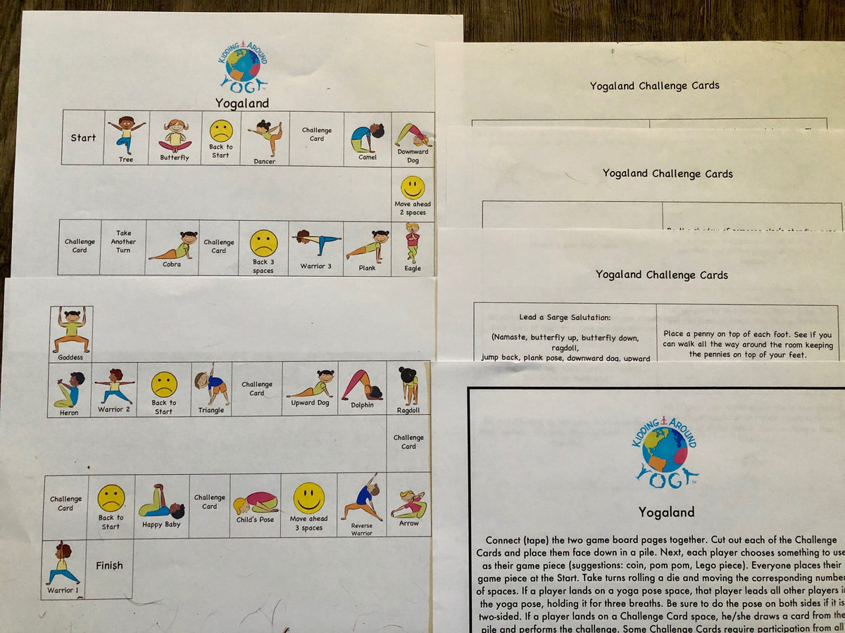 Kids Yoga Ultimate Activity Bundle | Flash Cards | Yoga Games | Yoga S ...